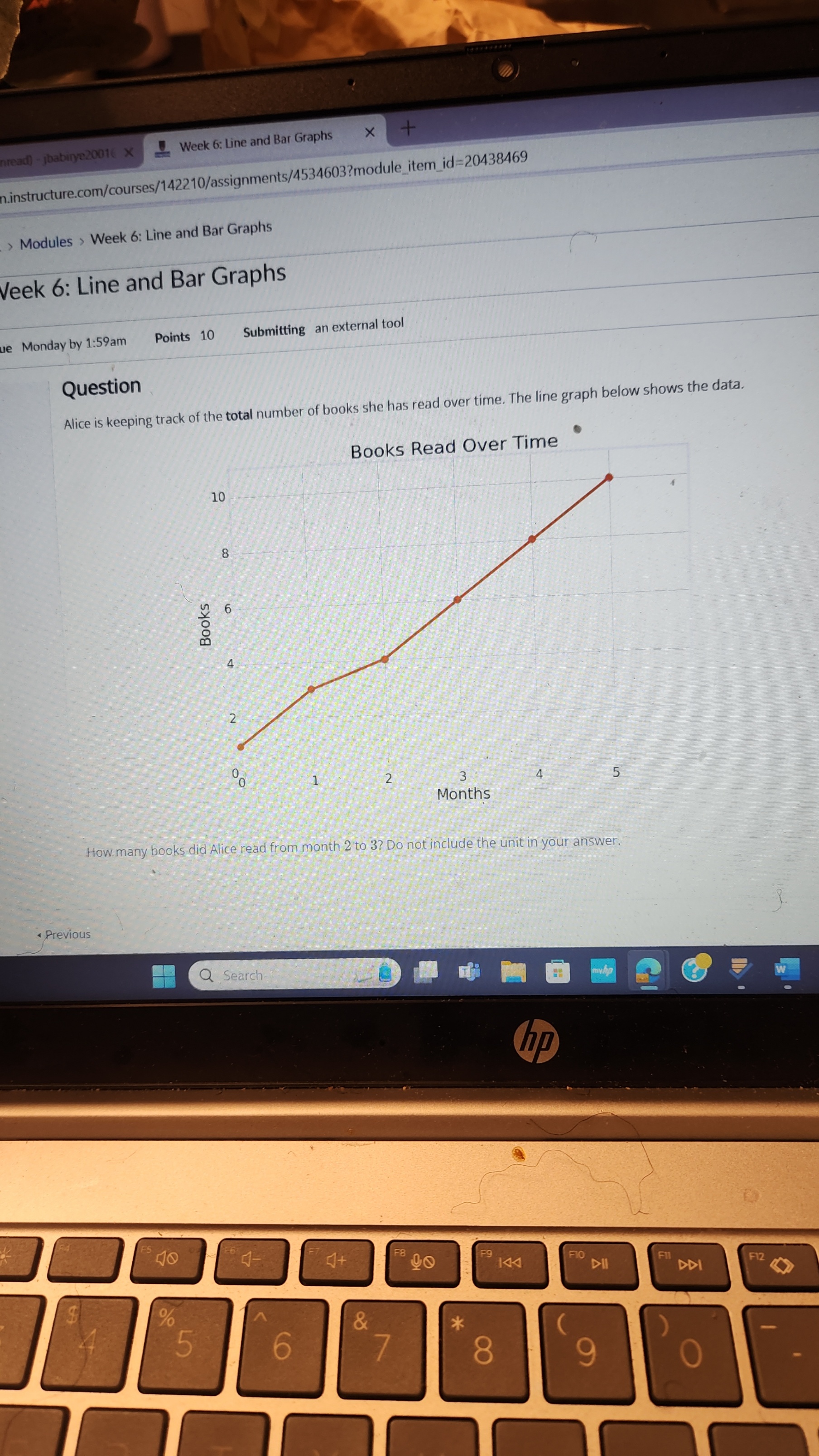 nreadl - jbabinge2001( Week 6: Line and Bar Graphs n.instructure.com/courses/142210/assignments ...