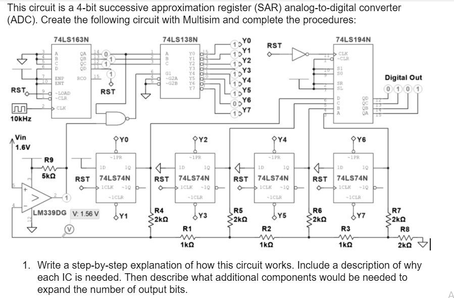 this circuit is a 4 bit successive approximation register sar analog to ... this circuit is a 4 bit successive approximation register sar analog to ...