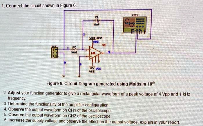 Solved Connect The Circuit Shown In Figure 6 Figure 6 Circuit Diagram Generated Using