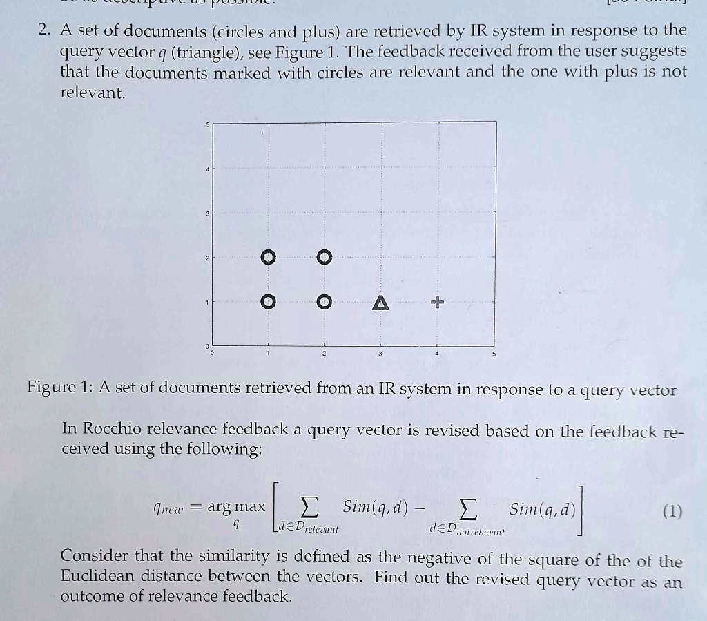 2a set of documents circles and plus are retrieved by ir system in ...