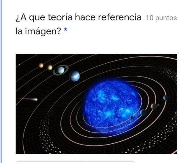 SOLVED: 1-teoría geocentrica 2-teoria heliocentrica 3-teoria del big ... SOLVED: 1-teoría geocentrica 2-teoria heliocentrica 3-teoria del big ...