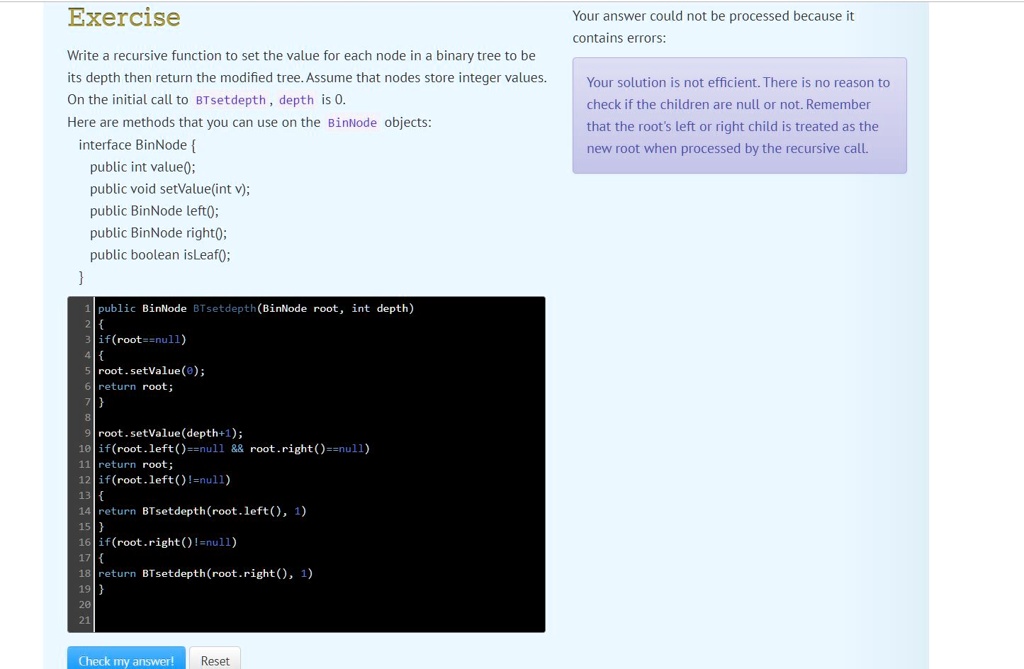 SOLVED: Your answer could not be processed because it contains errors: Write a recursive ...