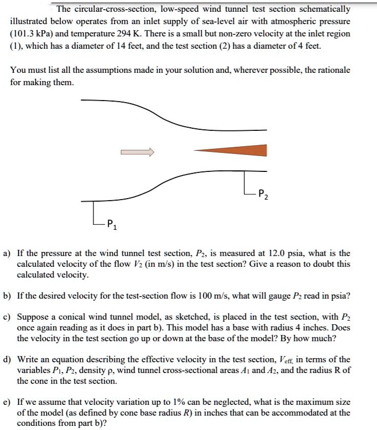 the circular cross sectionlow speed wind tunnel test section ...