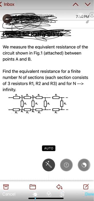 SOLVED: Inbox 7.14PM We measure the equivalent resistance of the ... SOLVED: Inbox 7.14PM We measure the equivalent resistance of the ...