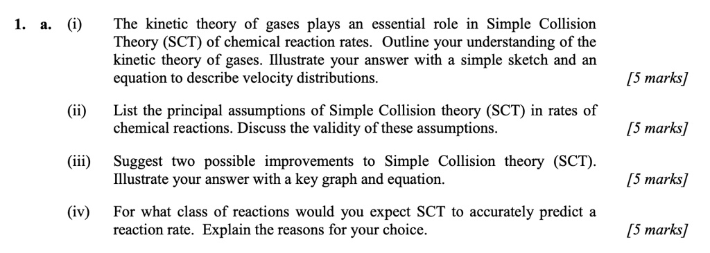 SOLVED: The kinetic theory of gases plays an essential role in Simple ...