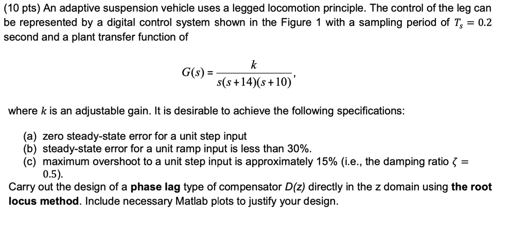 An adaptive suspension vehicle uses a legged locomotion principle. The ...