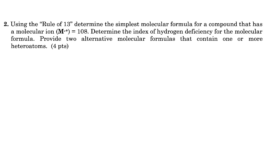 SOLVED: 2. Using the 'Rule of 13 SOLVED: 2. Using the 'Rule of 13