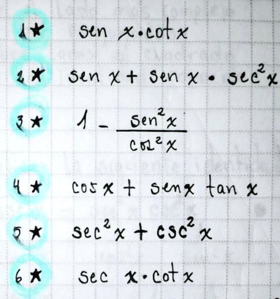 SOLVED: identidades y ecuaciones trigonométricas Sln X.Lotx 2 Sen X + Sen X . SeC x 4 * 2 7 * X ...