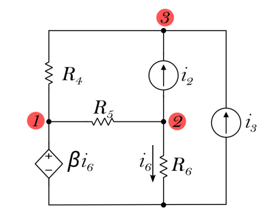 SOLVED: For the circuit given in Figure below, a-) Obtain the equations to analyze the circuit ...