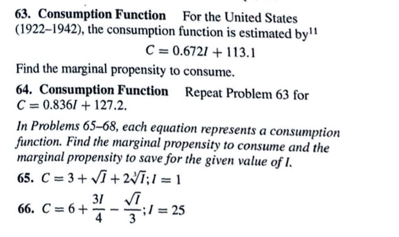 63 consumption function for the united states 1922 1942 the consumption ...