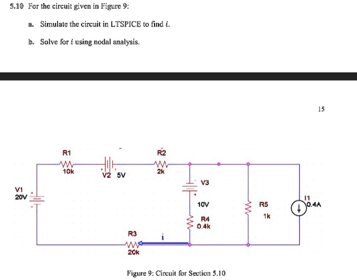 Solved Please Just Use Ltspice No Other Softwear No Multism Just Ltspice Pleas 5 10 For The