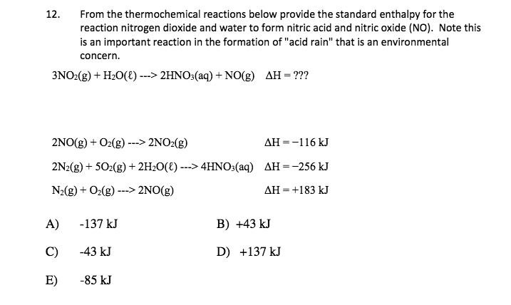 From the thermochemica reactions below provide the standard...