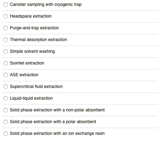 canister sampling with cryogenic trap headspace extraction purge and ...