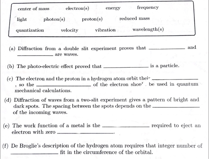 center of mass electrons energy frequency light photons protons reduced ...