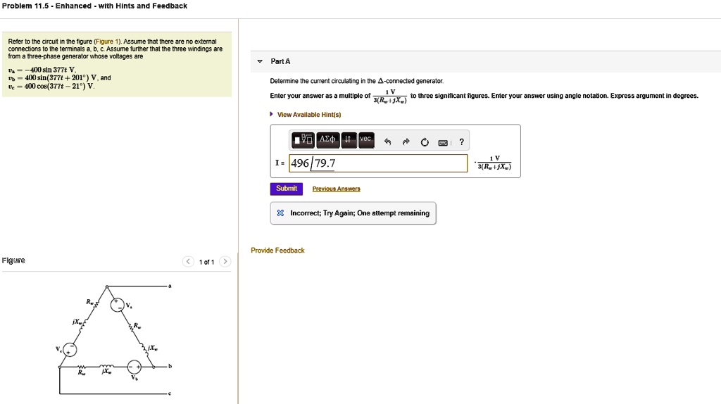 SOLVED: Refer to the circuit in the figure (Figure 1). Assume that there are no external ...