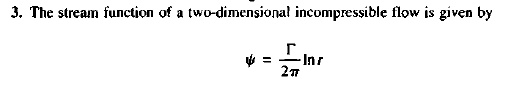 SOLVED: Show that the circulation about a closed path enclosing the origin is Gamma and is ...
