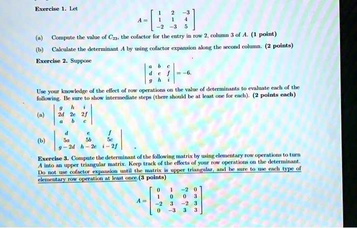 Solved Compute The Value Of Czx The Cofactor For The Cmld Culu J0f A 1 Point Cyomion Along