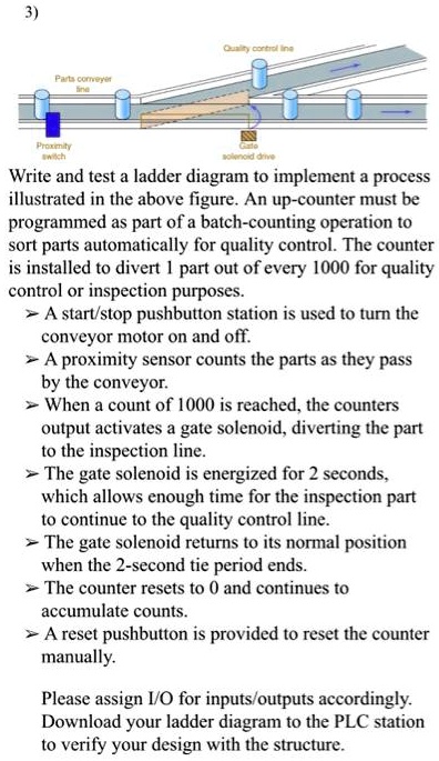 VIDEO solution: Parts conveyor Proximity switch Write and test a ladder ...