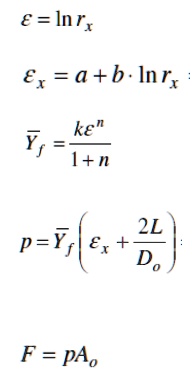 SOLVED: A 76 mm long and 25 mm diameter billet is extruded in a direct ...