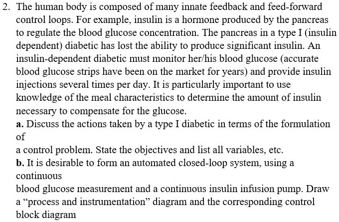 the human body is composed of many innate feedback and feed forward ...