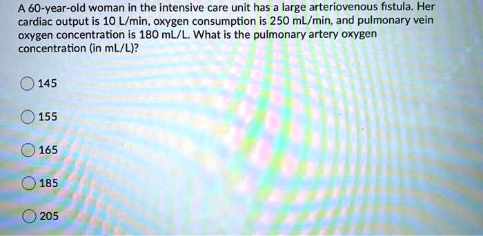 A 60-year-old woman in the intensive care unit has a large ...