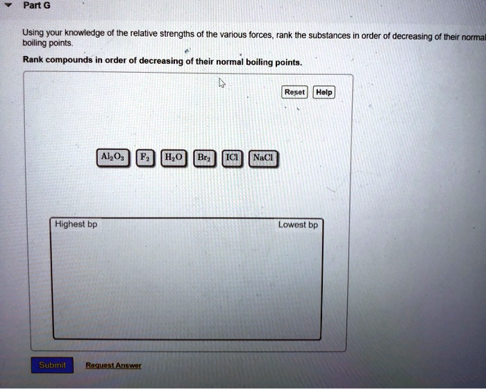 part 6 using your knowledge of the relative strengths of the various ...