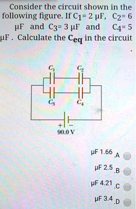 SOLVED: Consider the circuit shown in the following figure. If C1= 2 UF, C2= 6 AF and C3= 3 UF ...