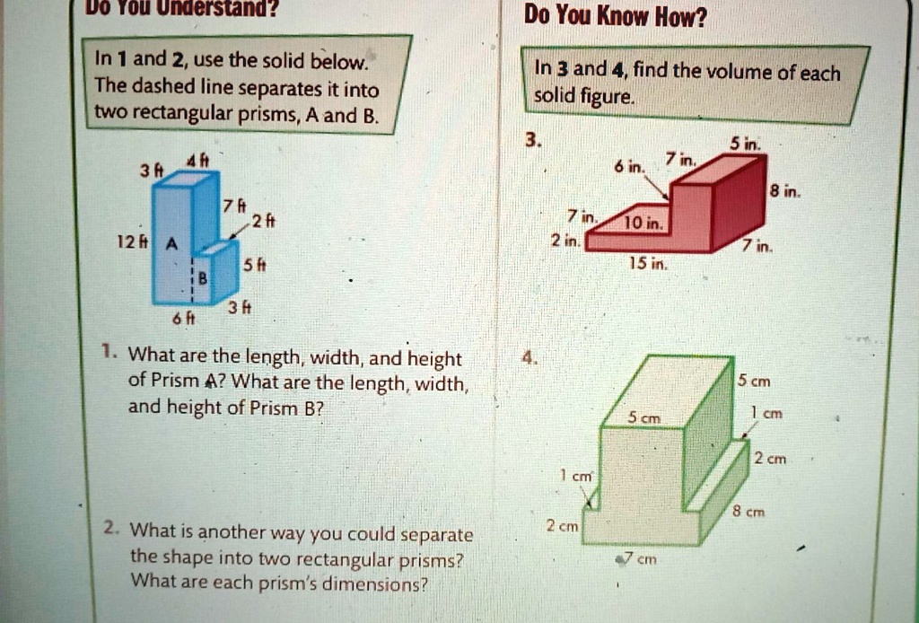vo 0u understand do you know how in 1and 2use the solid below the ...