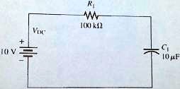 SOLVED: (a) Calculate the time constant for the circuit. (b) Determine ...