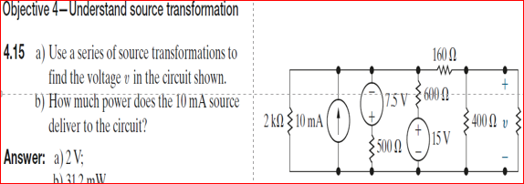 Objective 4-Understand source transformation 4.15 a) Use a series of source transformations to ...