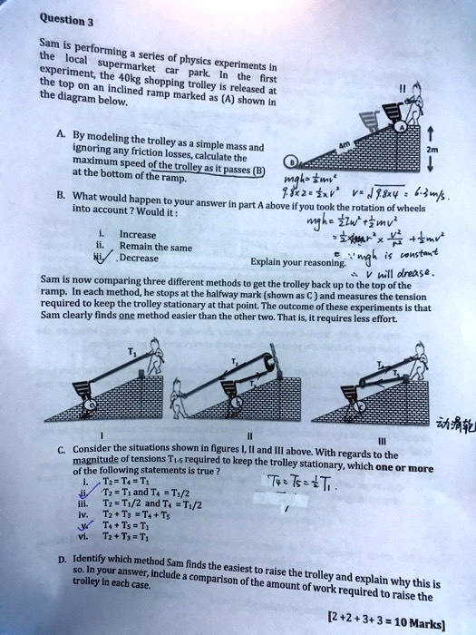 question sam perfonning local series of physics supernarket experiments ...