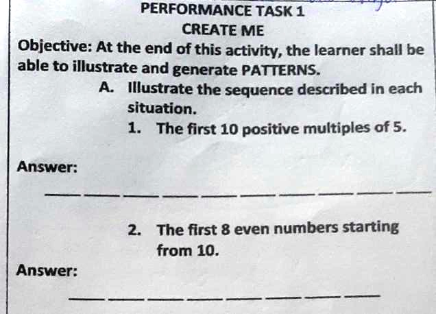 objective at the end of this activity the learners will be able to ...