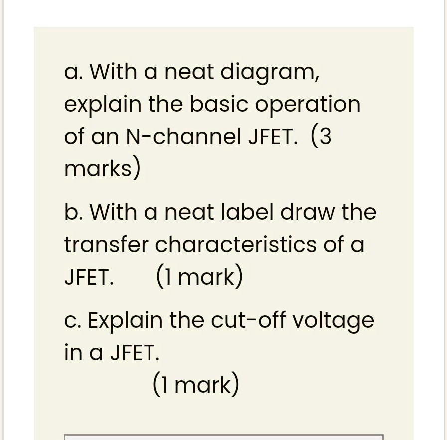 SOLVED: a. With a neat diagram, explain the basic operation of an N ...