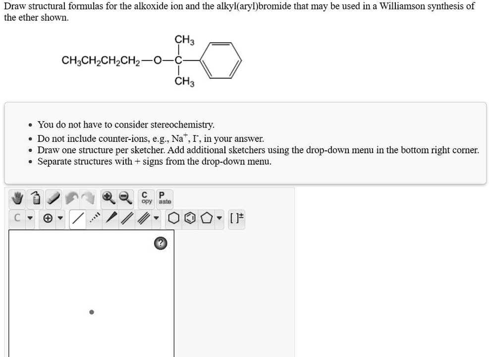 Draw structural formulas for the alkoxide ion and the alkyl(aryl ...