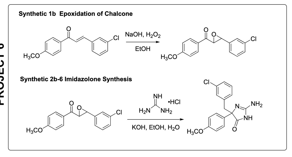Synthetic 1b Epoxidation of Chalcone Cl NaOH, H2O2 EtOH H3CO Synthetic ...