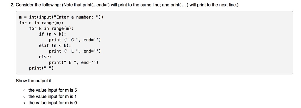 SOLVED: Can someone explain this Python program step by step and how it works when you put in ...