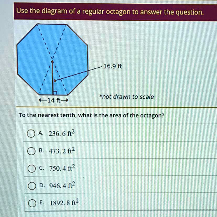 please help use the diagram of a regular octagon to answer the question ...