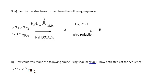 SOLVED:a) Identify the structures formed from the following secuence ...
