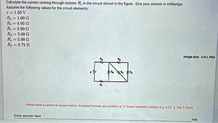 calculate the current running through resistor rz in the circuit shown in the figure give your ...
