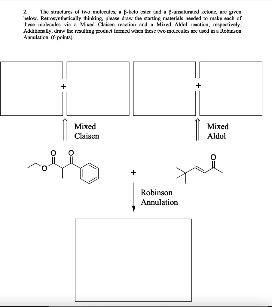 the structures of two molecules b keto ester and 8 unsaturated ketone ...