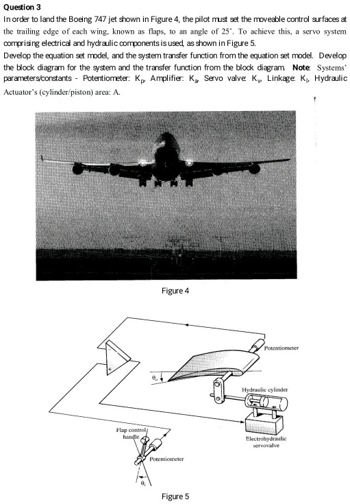 SOLVED: In order to land the Boeing 747 jet shown in Figure 4, the ...