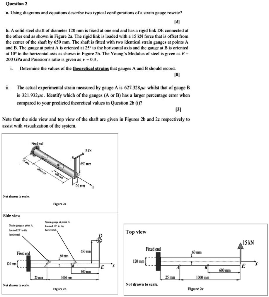 SOLVED: Question 2 Using diagrams and equations, describe two typical ...
