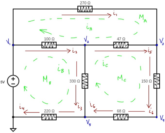 SOLVED: Calculate the voltages at each node labelled using node voltage ... SOLVED: Calculate the voltages at each node labelled using node voltage ...