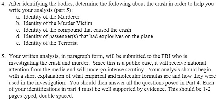 SOLVED: 'After identifying the bodies determine the following about the ...