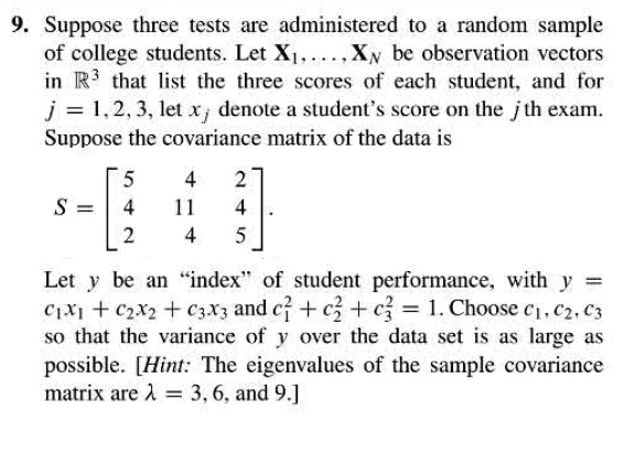 SOLVED: Suppose three tests are administered to a random sample of ...