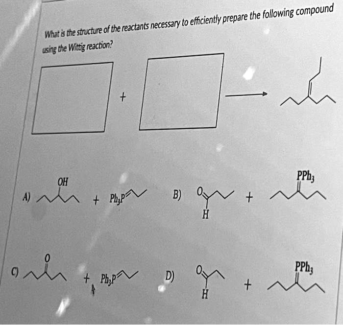 The following compound is necessary to efficiently prepare the ...
