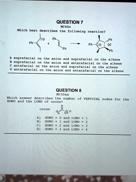 SOLVED: QUESTION MC40o: Which best describes the following reaction ...