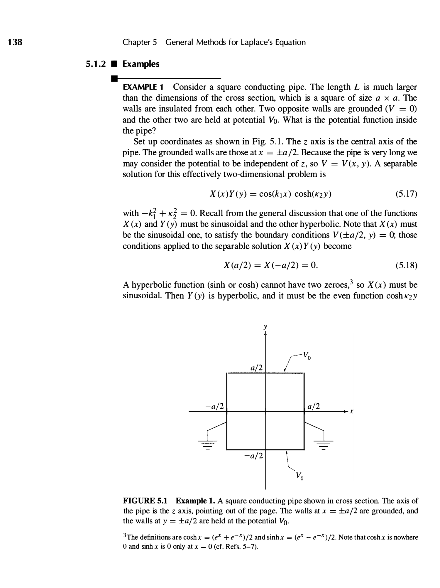 138 Chapter 5 General Methods for Laplace's Equation 5.1.2...