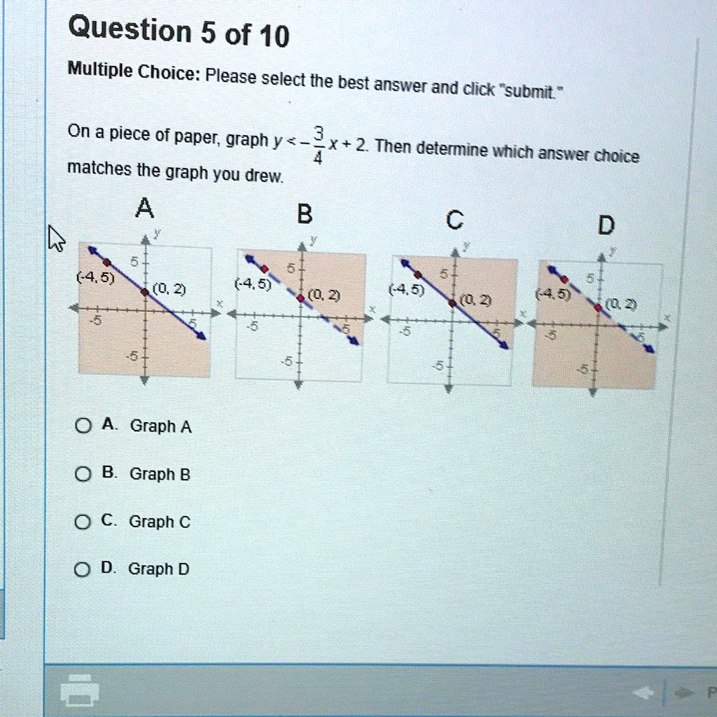 SOLVED: 'Please help with correct answer please! (: Question 5 of 10 ...