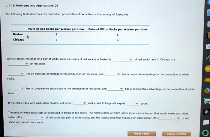 VIDEO solution: Ch3: Problems and Applications Q6 The following table ...